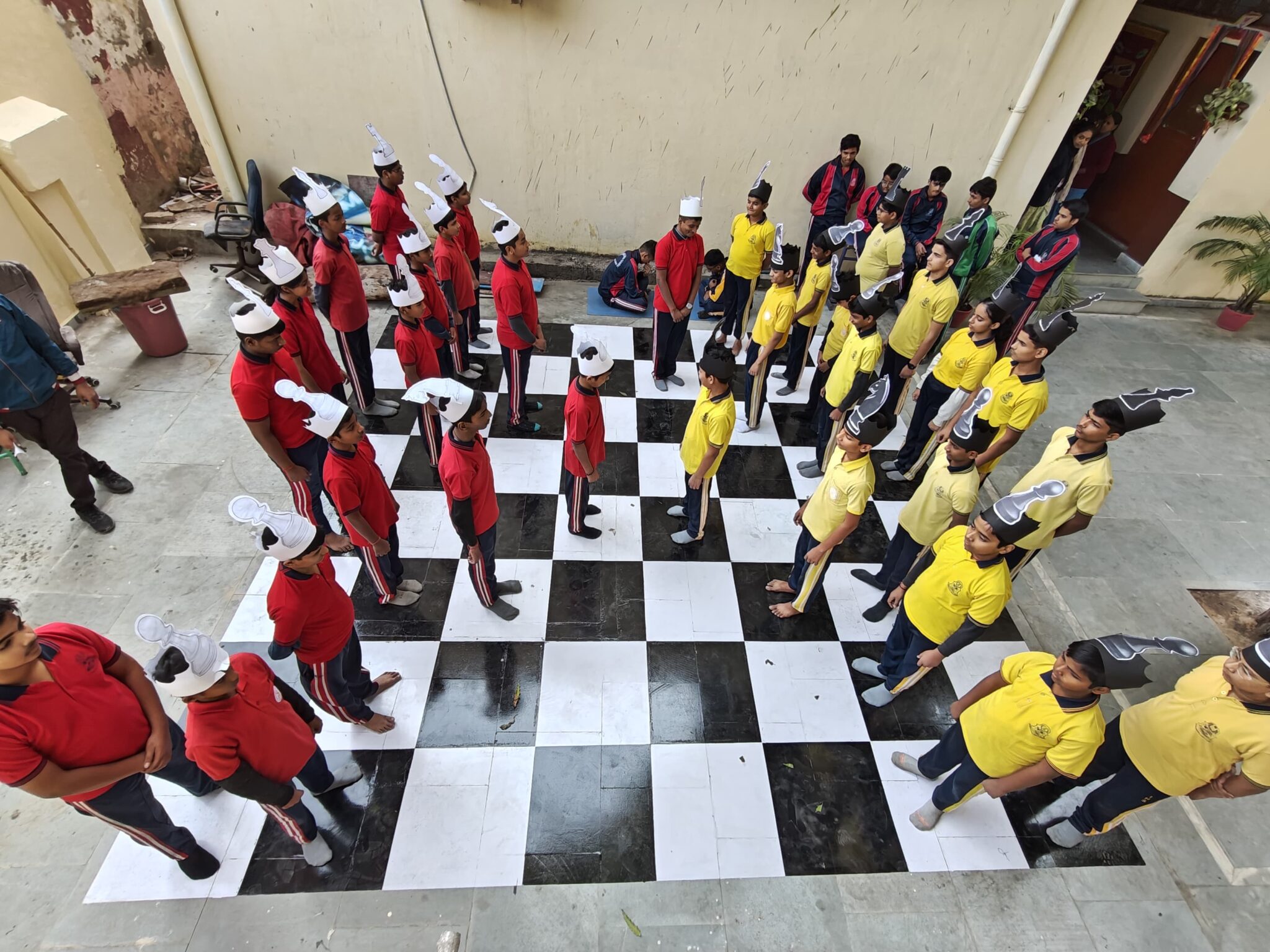 Human Chess - International Hindu School, Varanasi