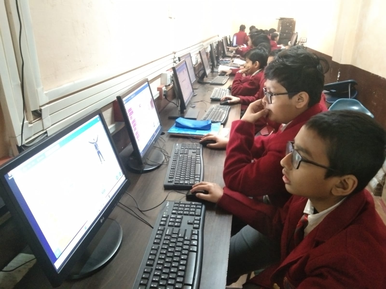 Two Computer Labs - International Hindu School, Varanasi